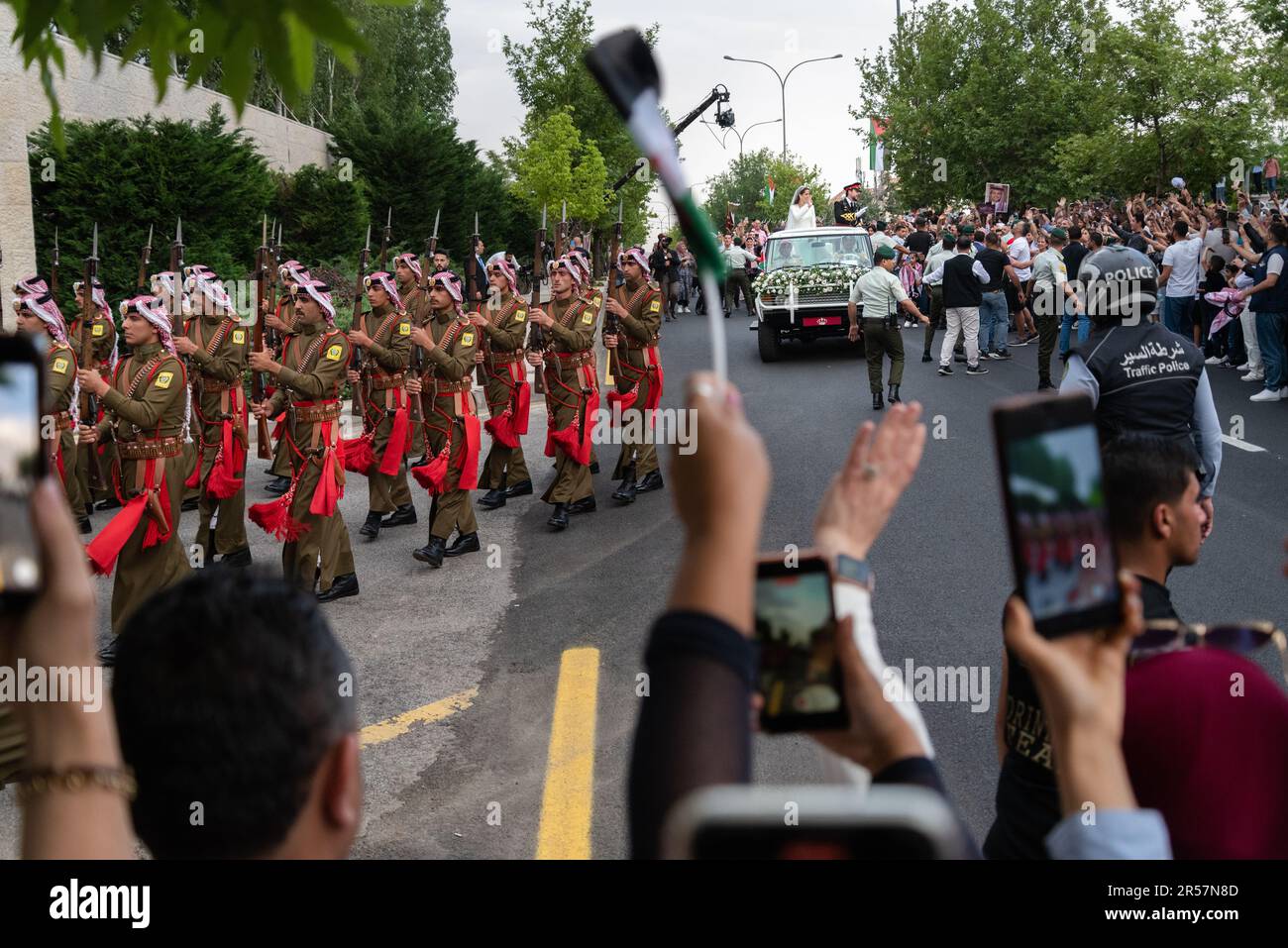 Amman, Jordan - 1 June 2023: Wedding of Jordan's Crown Prince Hussein ...