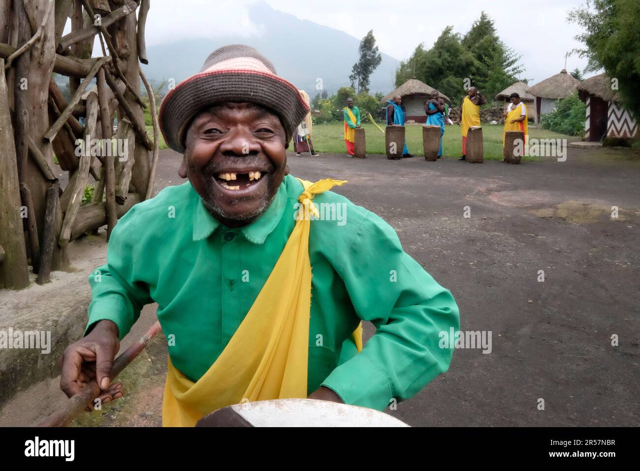 Rwanda. Ruhengeri. Musanze. Iby'Iwacu Cultural village Stock Photo - Alamy