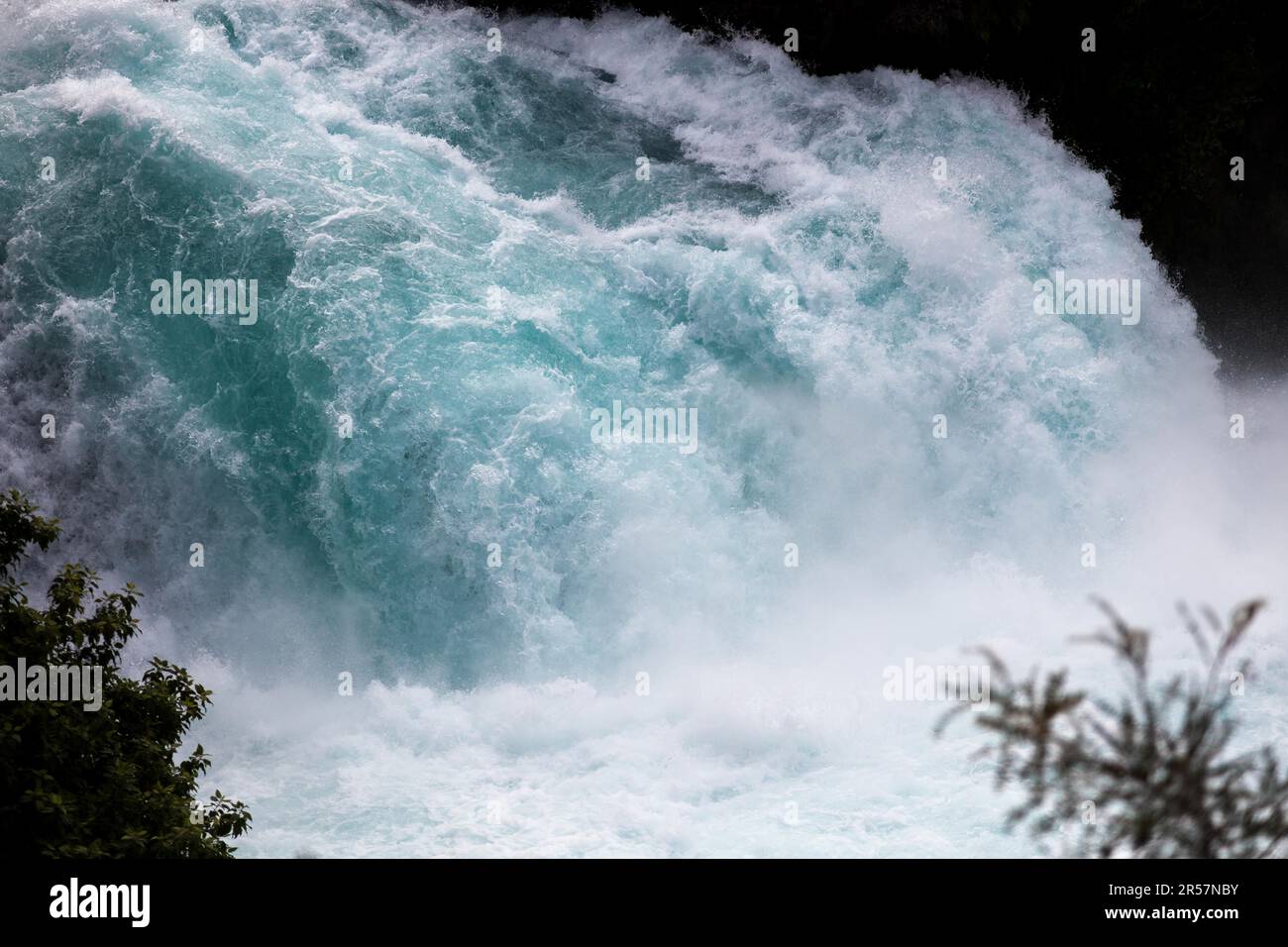The raging torrent of Hiuka Falls Stock Photo - Alamy