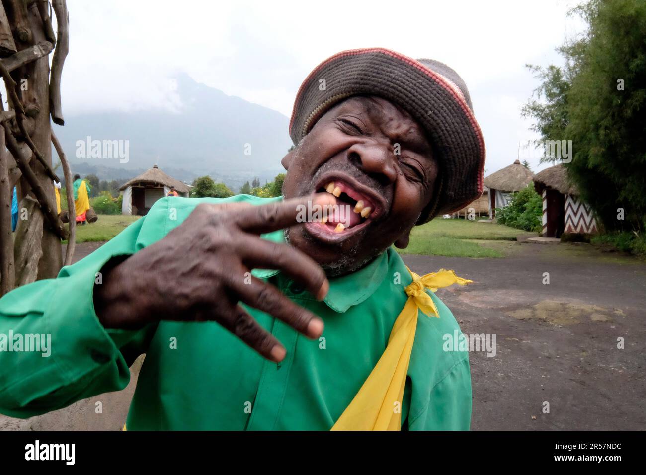 Rwanda. Ruhengeri. Musanze. Iby'Iwacu Cultural village Stock Photo - Alamy