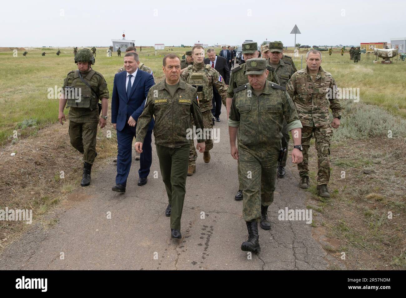 Russian Security Council Deputy Chairman and the head of the United ...