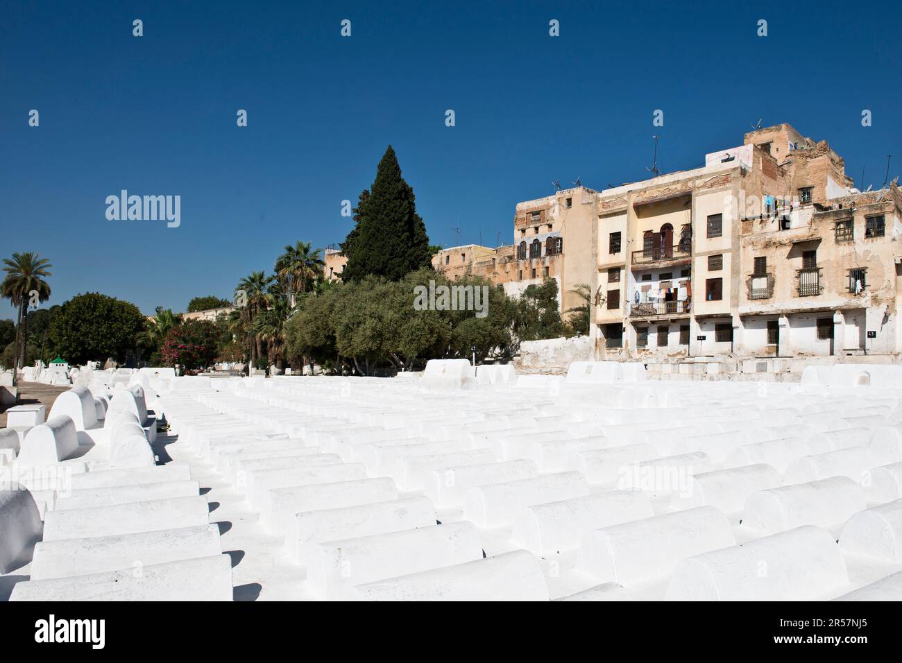 Morocco. Fes. Jewish cemetery Stock Photo - Alamy