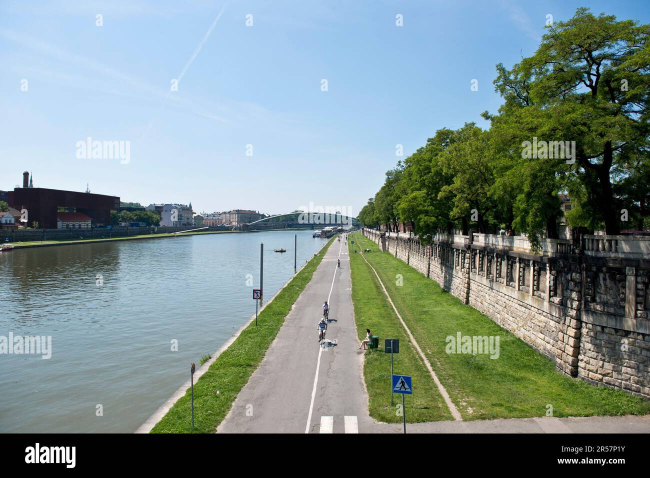 Poland. Krakow. Landscape. Vistula river Stock Photo - Alamy