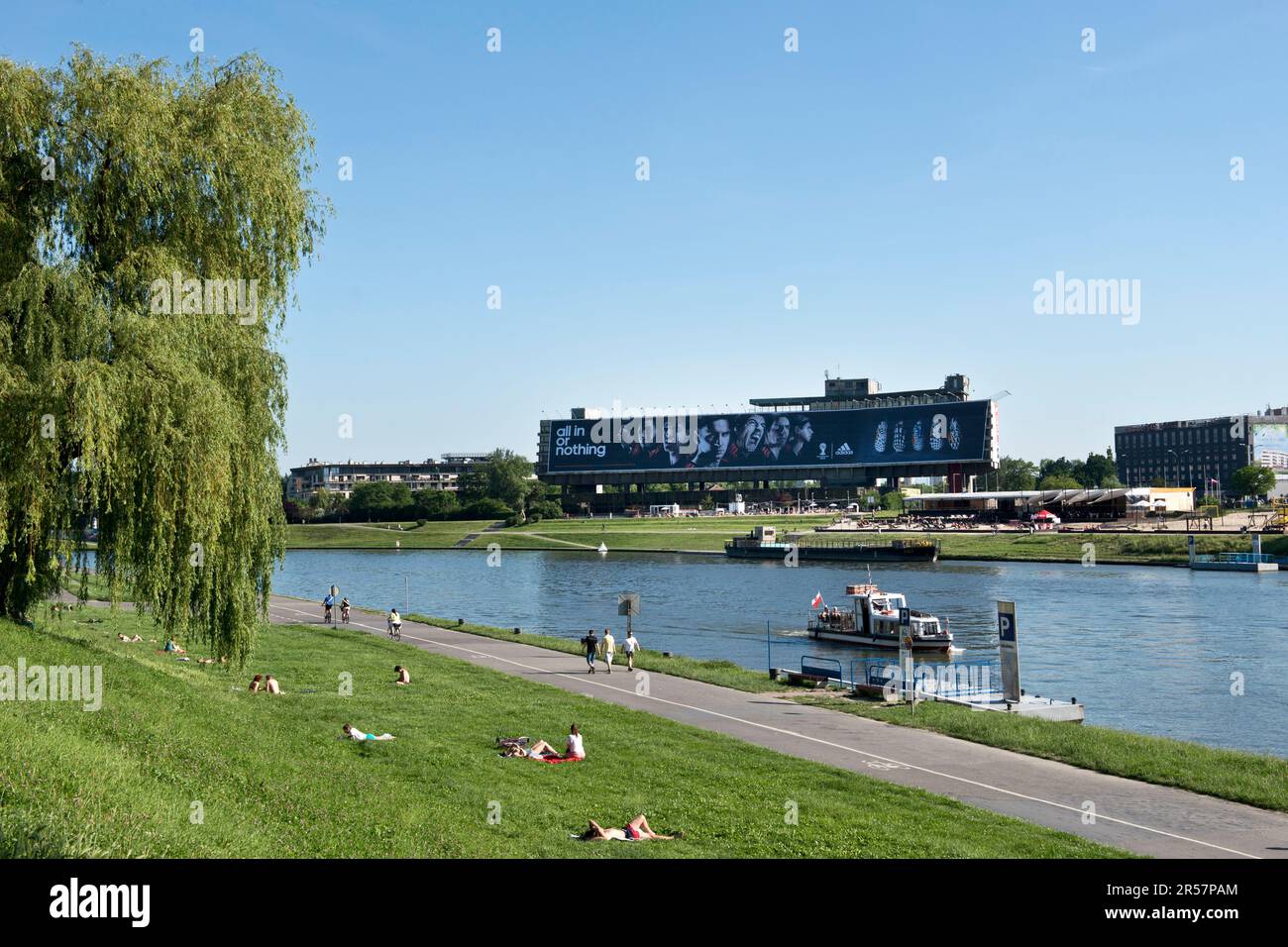 Poland. Krakow. Landscape. Vistula river Stock Photo - Alamy