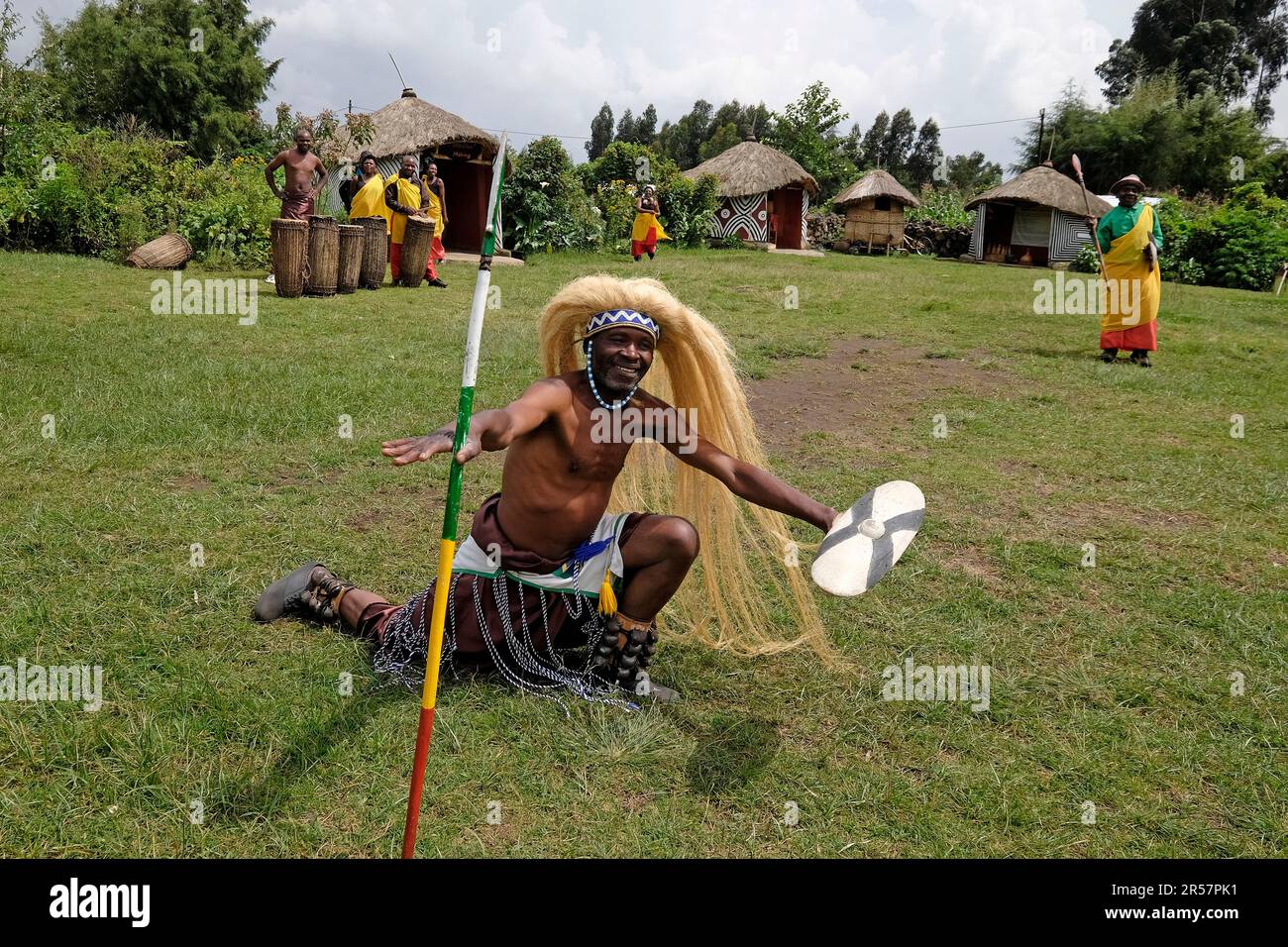 Rwanda. Ruhengeri. Musanze. Iby'Iwacu Cultural village Stock Photo - Alamy