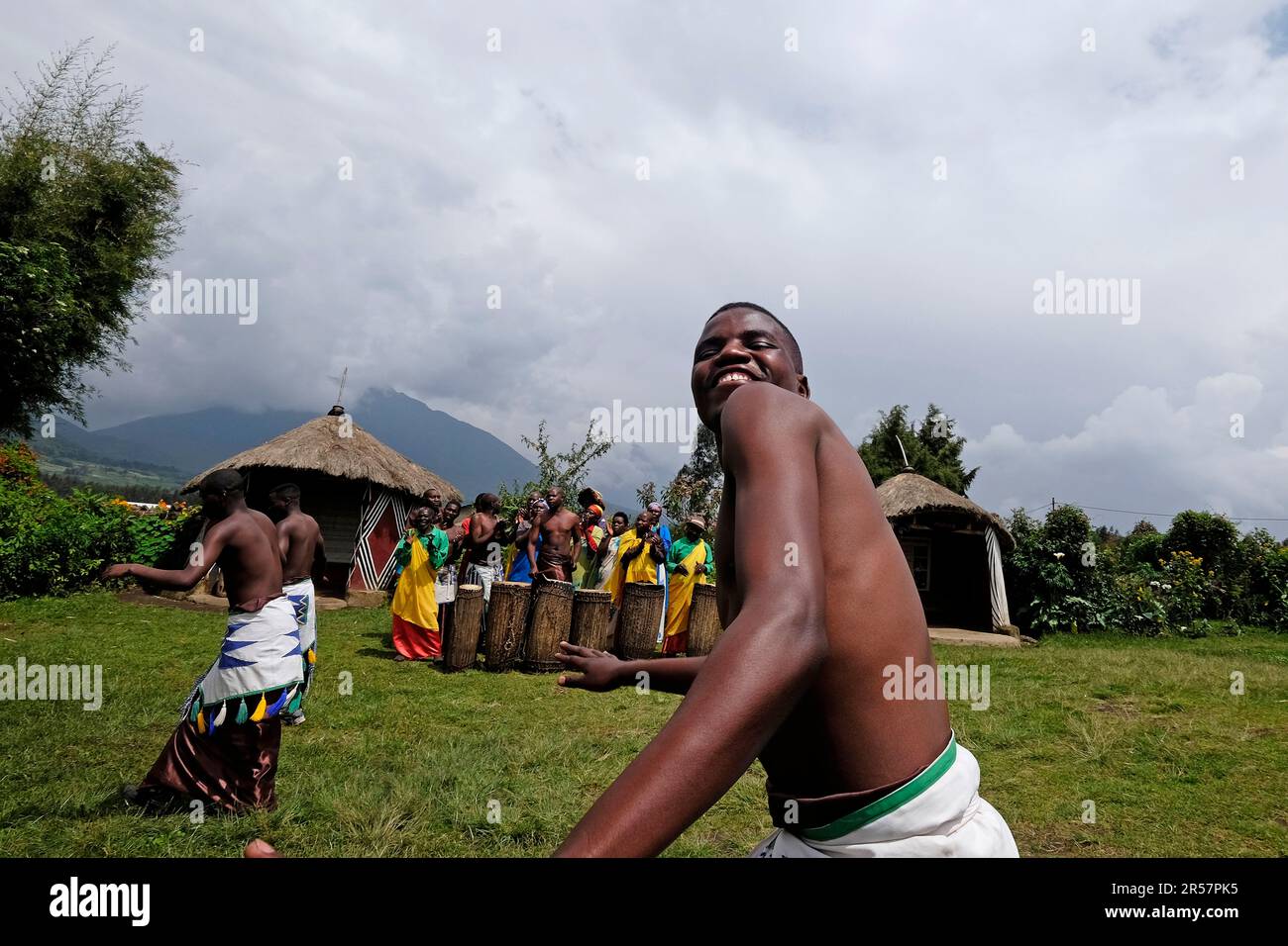 Rwanda. Ruhengeri. Musanze. Iby'Iwacu Cultural village Stock Photo - Alamy