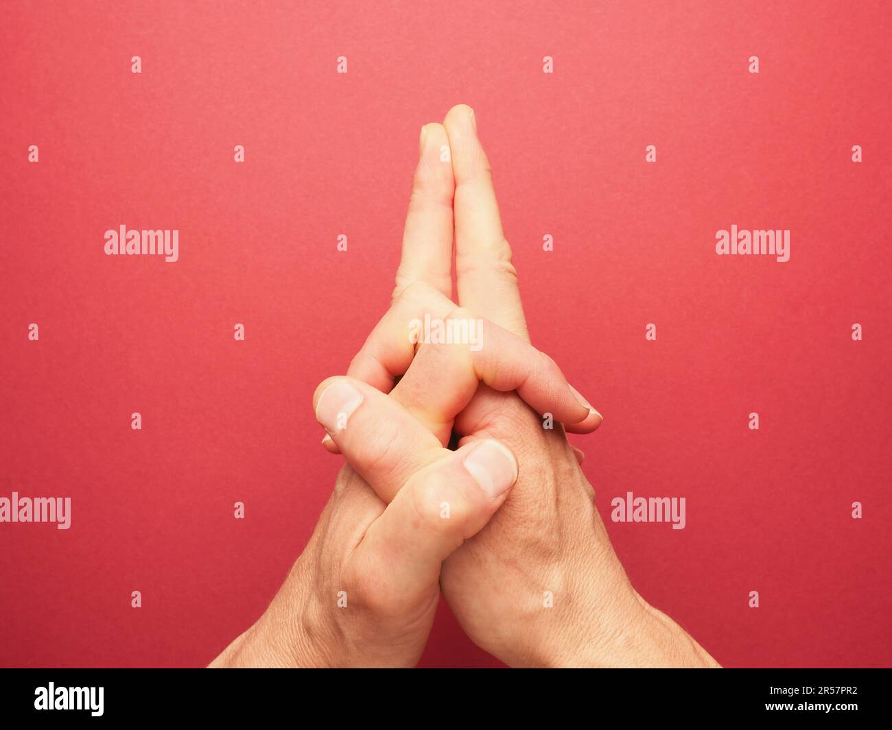 Hand position for mudra no. 7 in Jin Shin Jyutsu, alternative healing ...