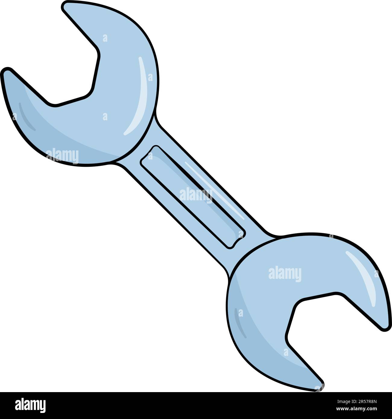 Cartoon Wrench