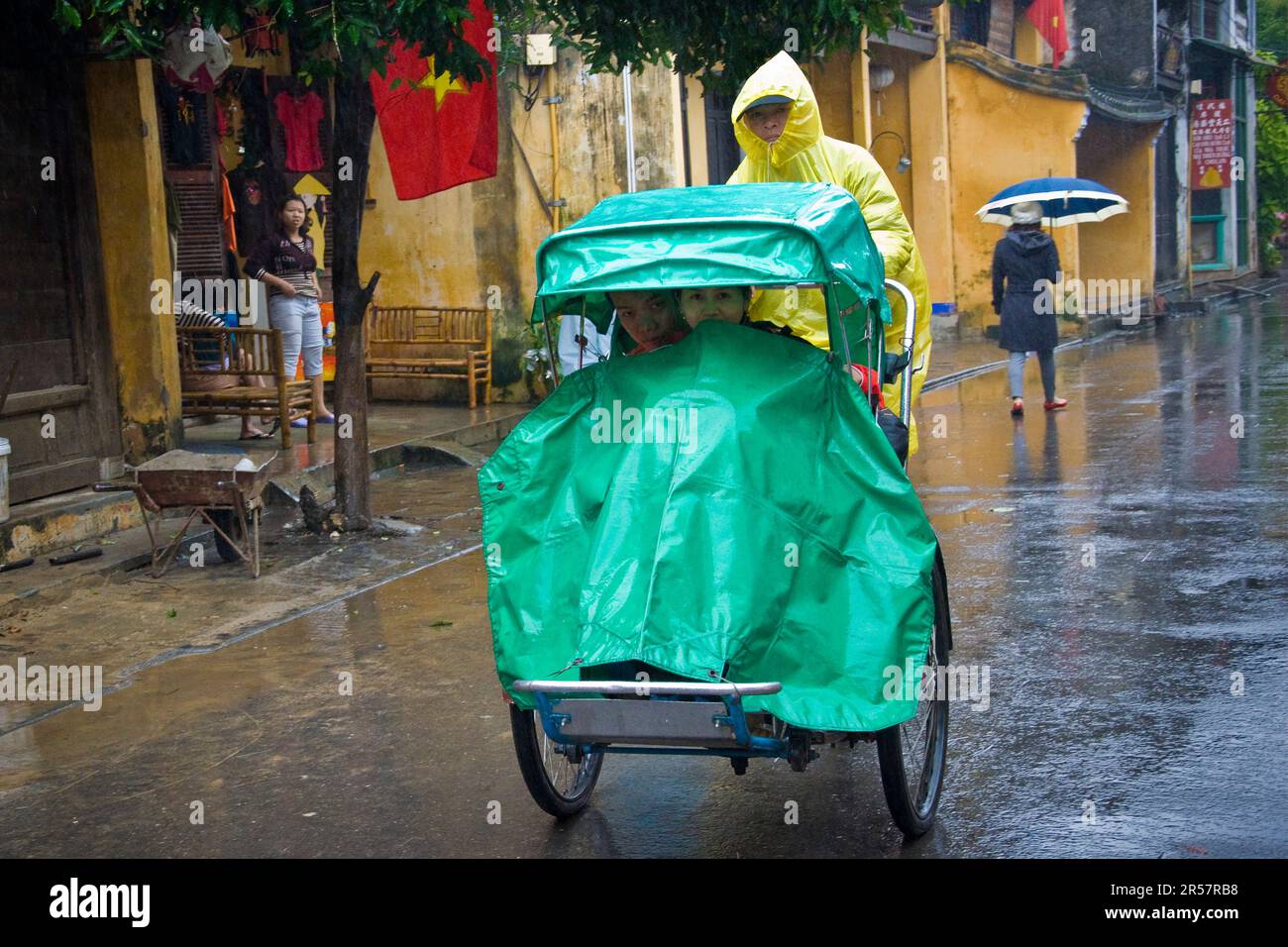 Rickshaw. Hoi An. Vietnam Stock Photo - Alamy