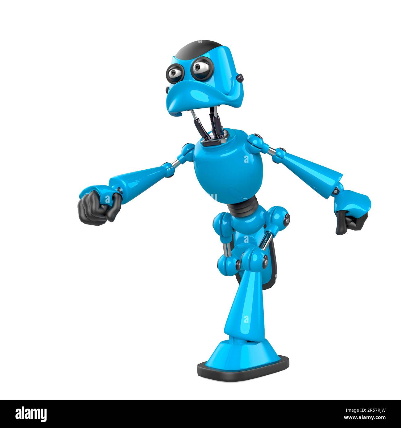 Angry robot cartoon illustration hi-res stock photography and images ...