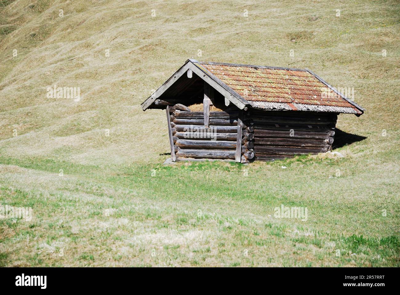 Old alpine hut meadow hi-res stock photography and images - Alamy