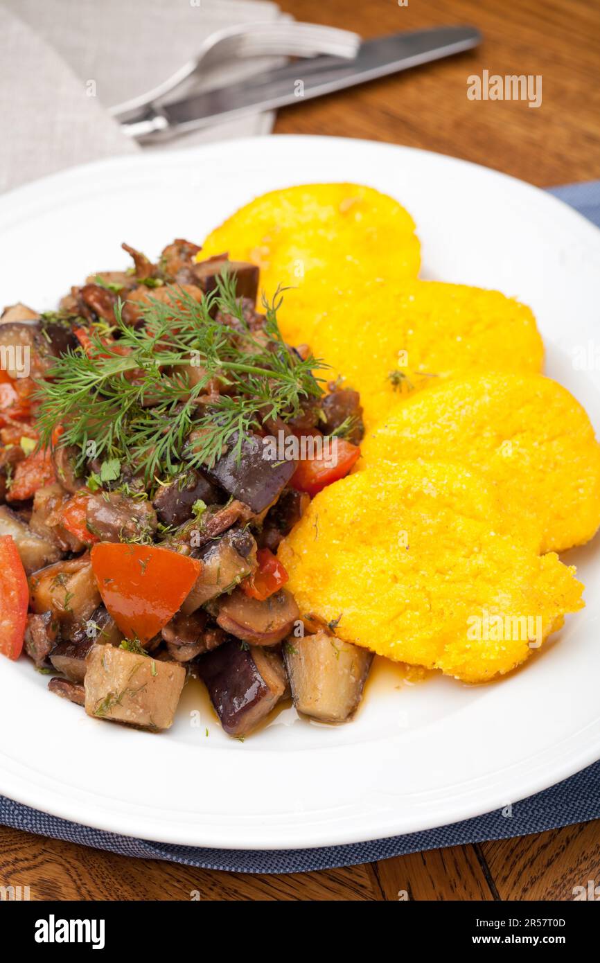 Polenta with stew hi-res stock photography and images - Alamy