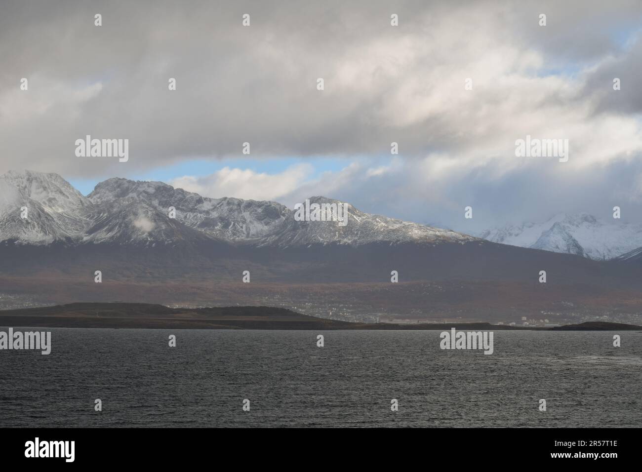 Navigation through the Beagle Channel. Land of Fire. Argentina Stock ...