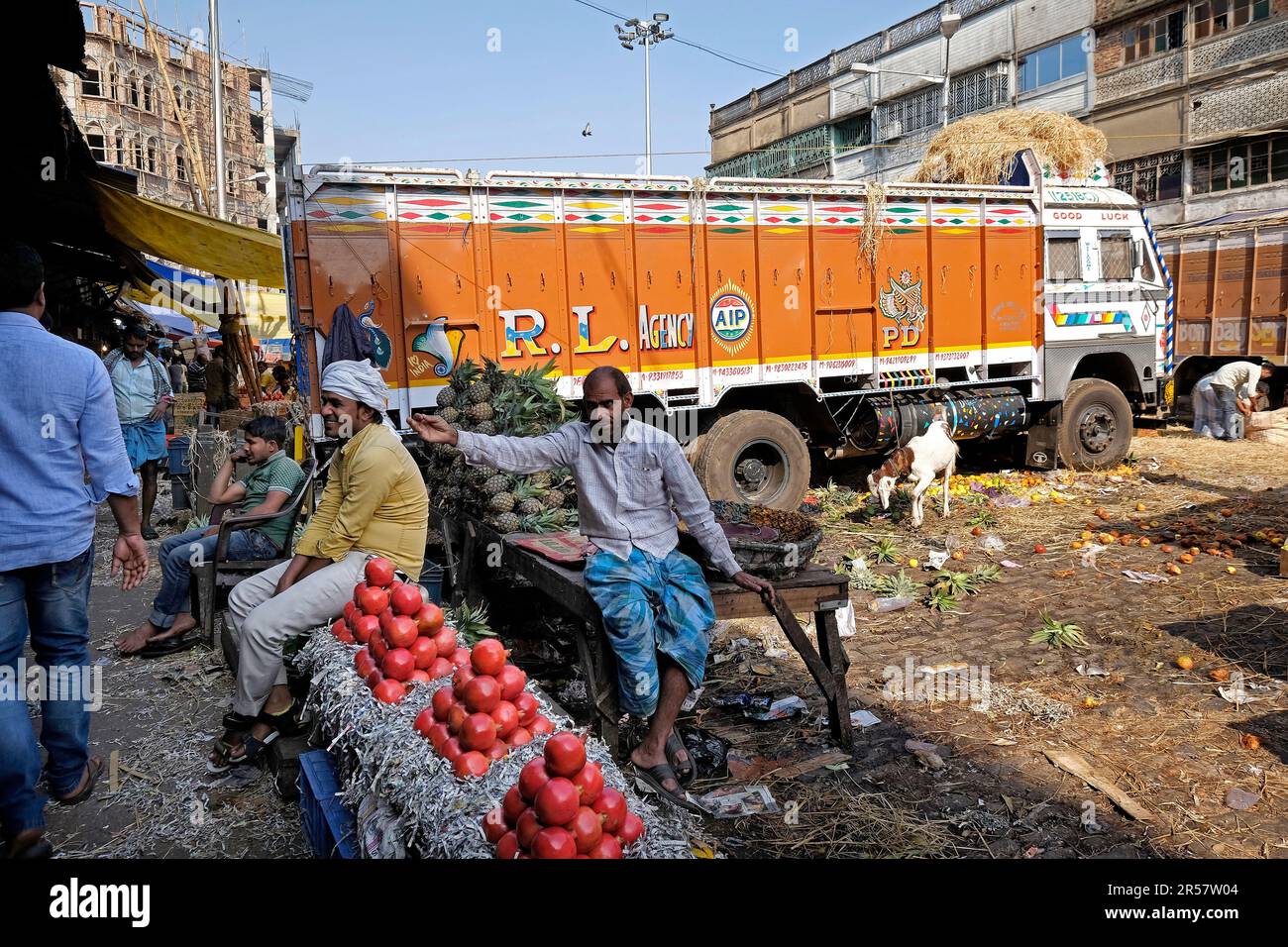 India. Kolkata. local market Stock Photo - Alamy