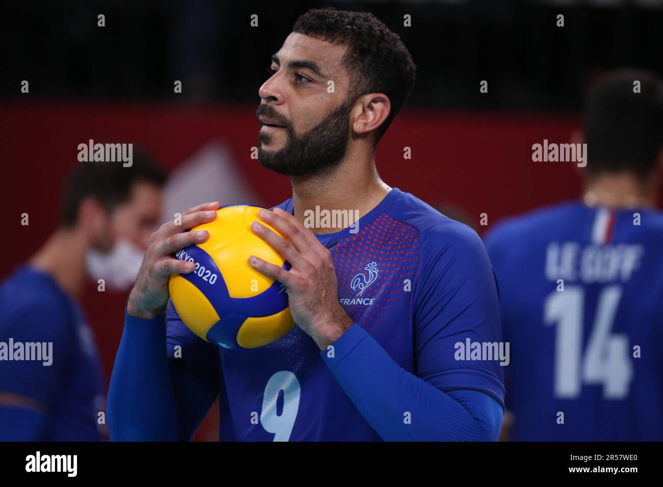 AUG 7, 2021 - Tokyo, Japan: Earvin NGAPETH #9 of Team France in the ...