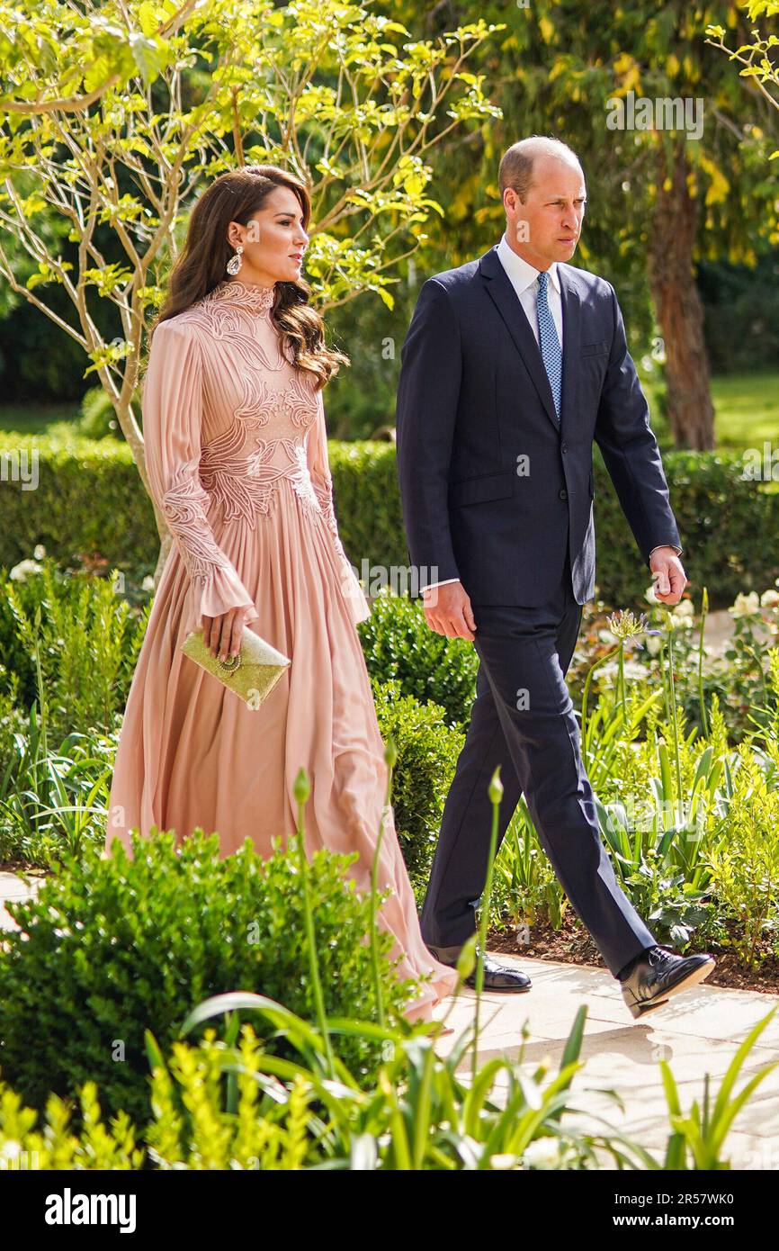 Britain's Prince William and his wife Kate arrive at the marriage ...