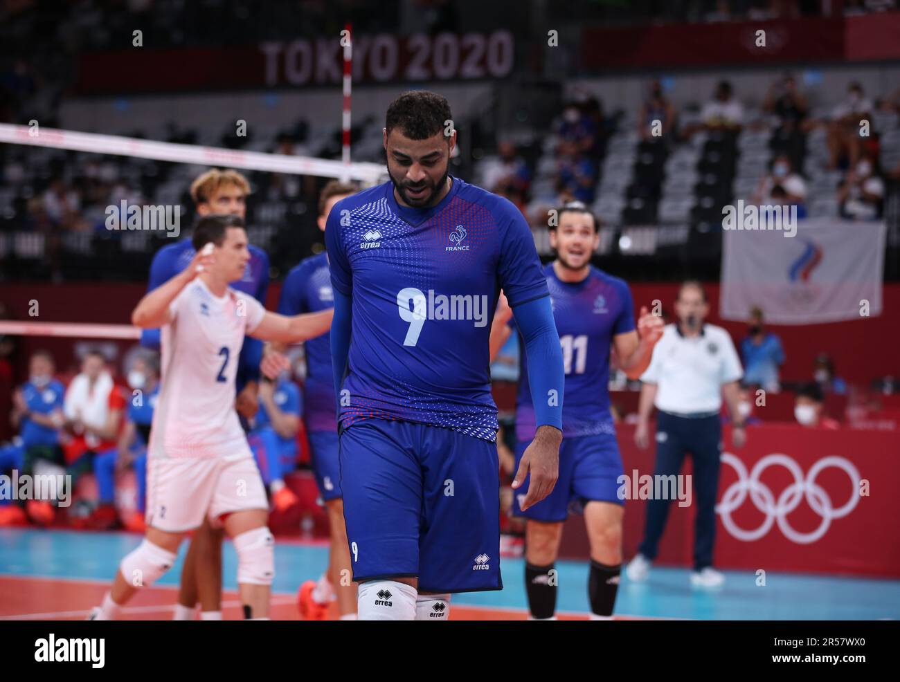 AUG 7, 2021 - Tokyo, Japan: Earvin NGAPETH #9 of Team France in the ...