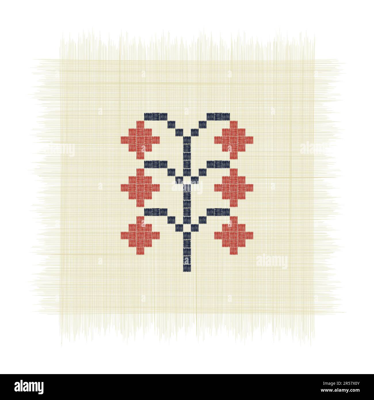 Bunches of Grapes, Palestinian embroidery Tatreez symbol drawing over ...