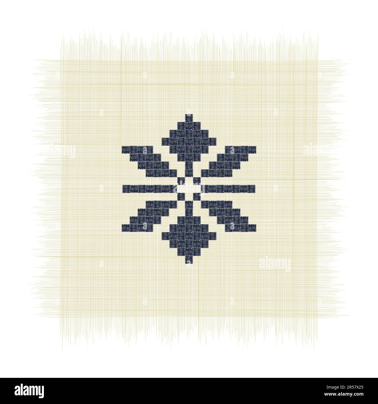 The Wide Eye Open, Palestinian embroidery Tatreez symbol drawing over ...