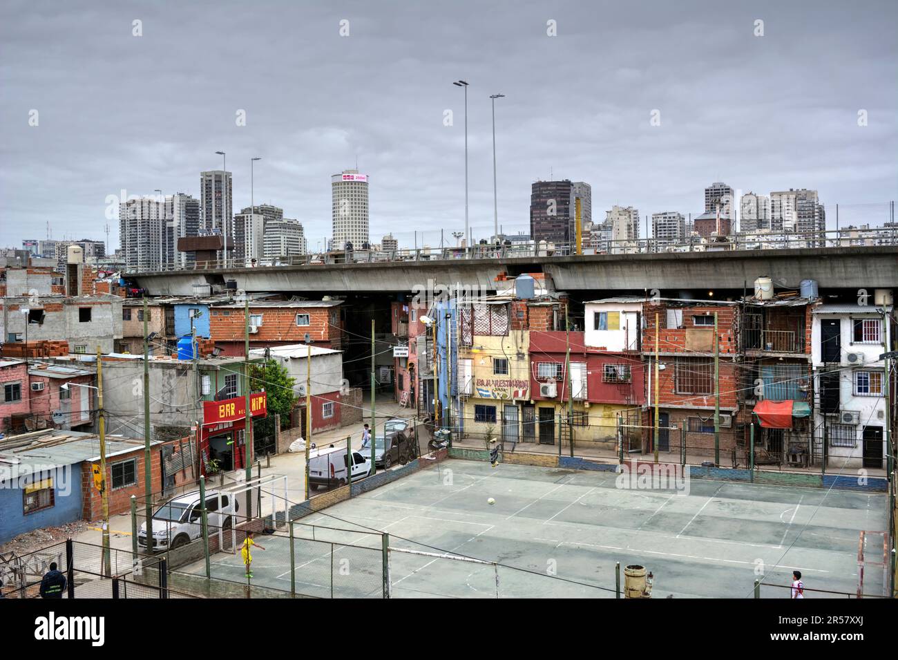 Panoramic aerial view of the most criminal area in Buenos Aires - La ...