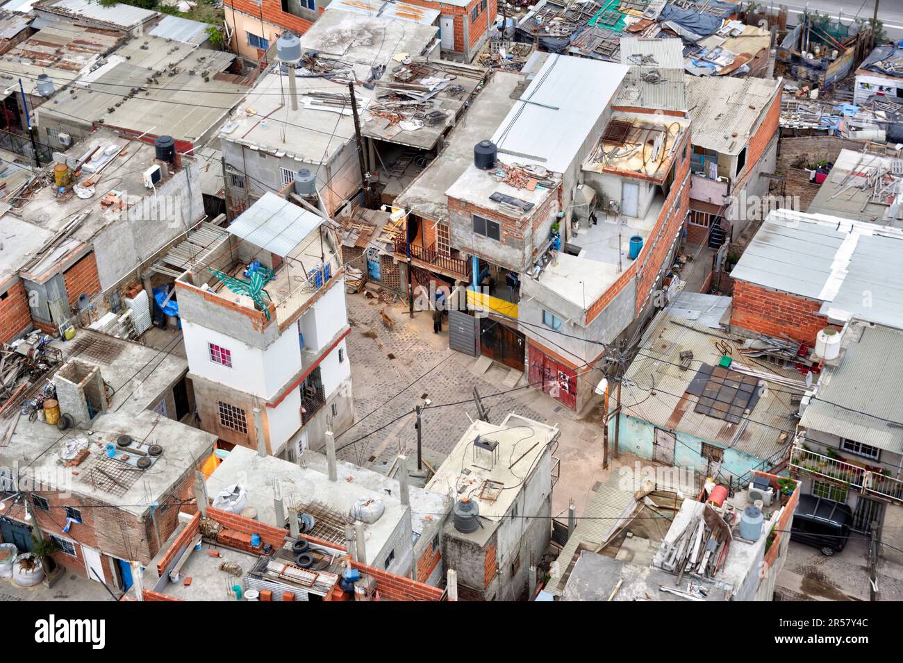 Panoramic aerial view of the most criminal area in Buenos Aires - La ...