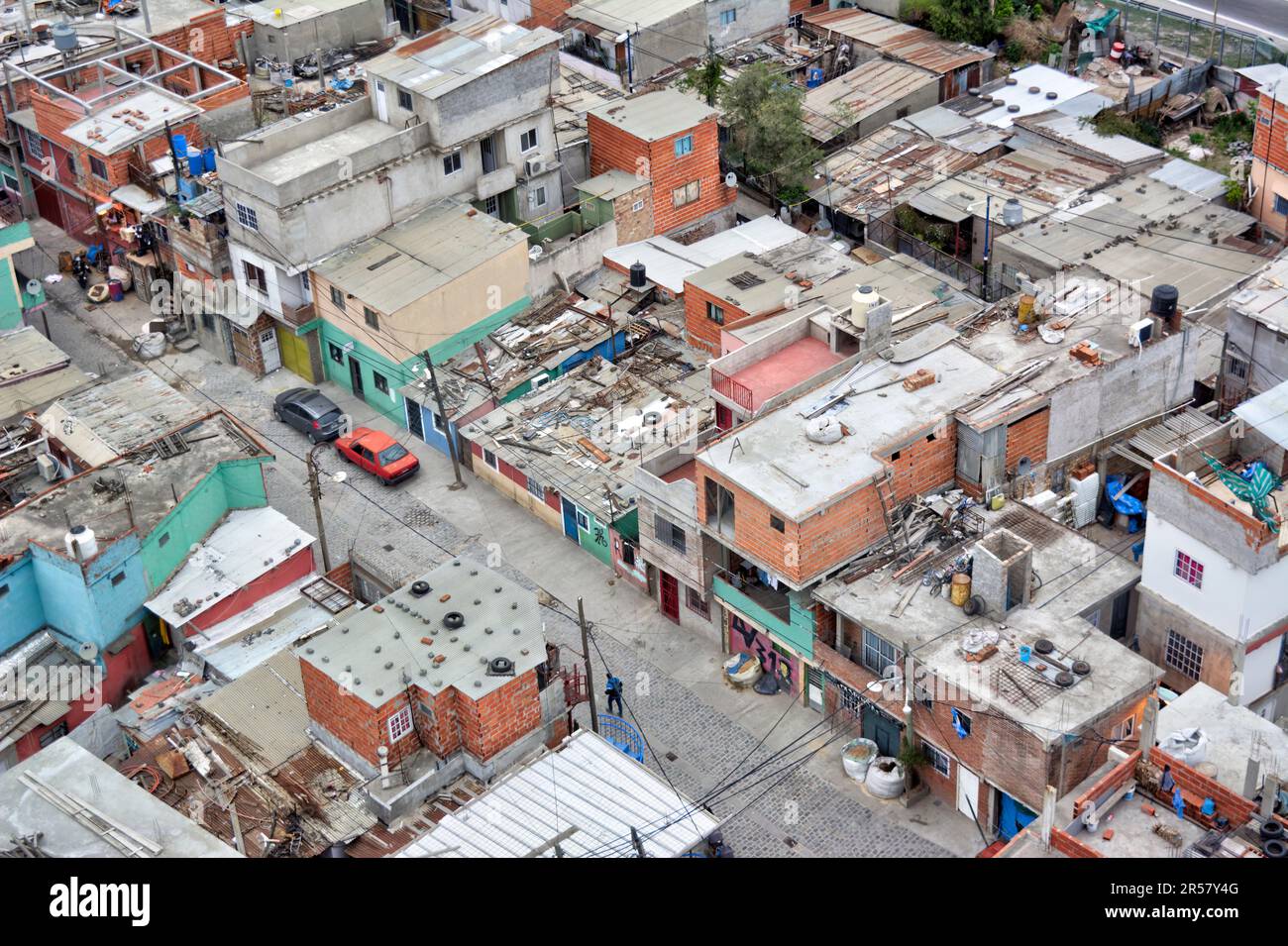 Panoramic aerial view of the most criminal area in Buenos Aires - La ...