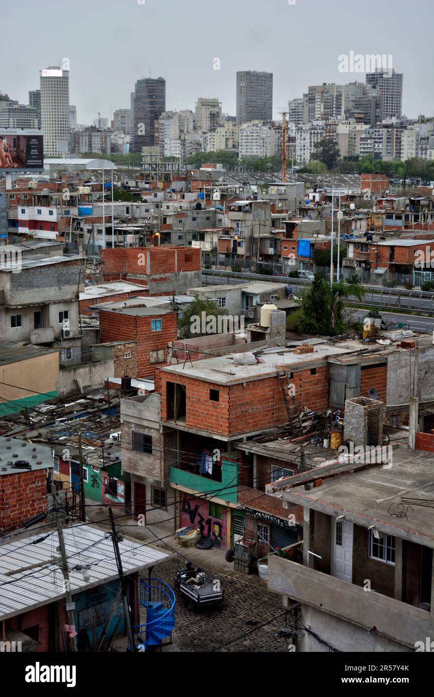 Panoramic aerial view of the most criminal area in Buenos Aires - La ...