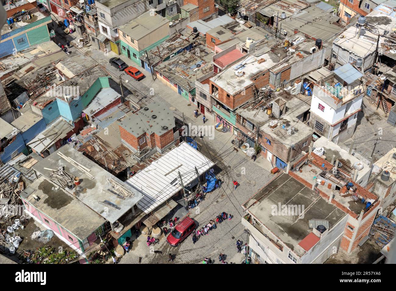 Panoramic aerial view of the most criminal area in Buenos Aires - La ...
