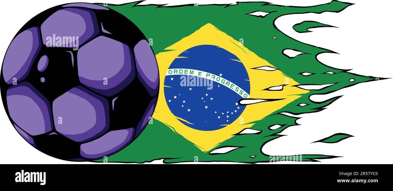 Brazil football corner flag hi-res stock photography and images - Alamy