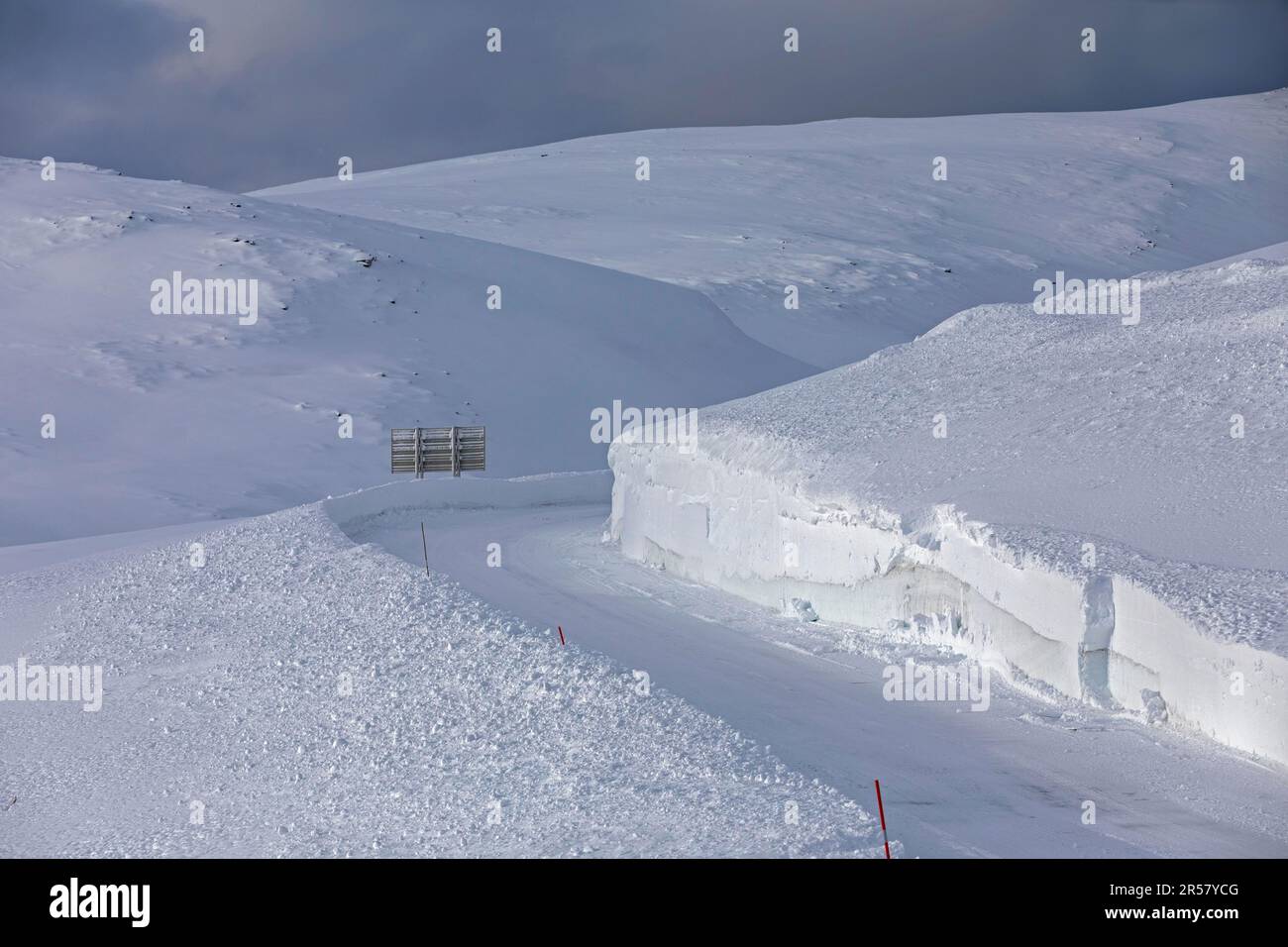 Winter solitude just in front of the North Cape, Norway.c Stock Photo ...