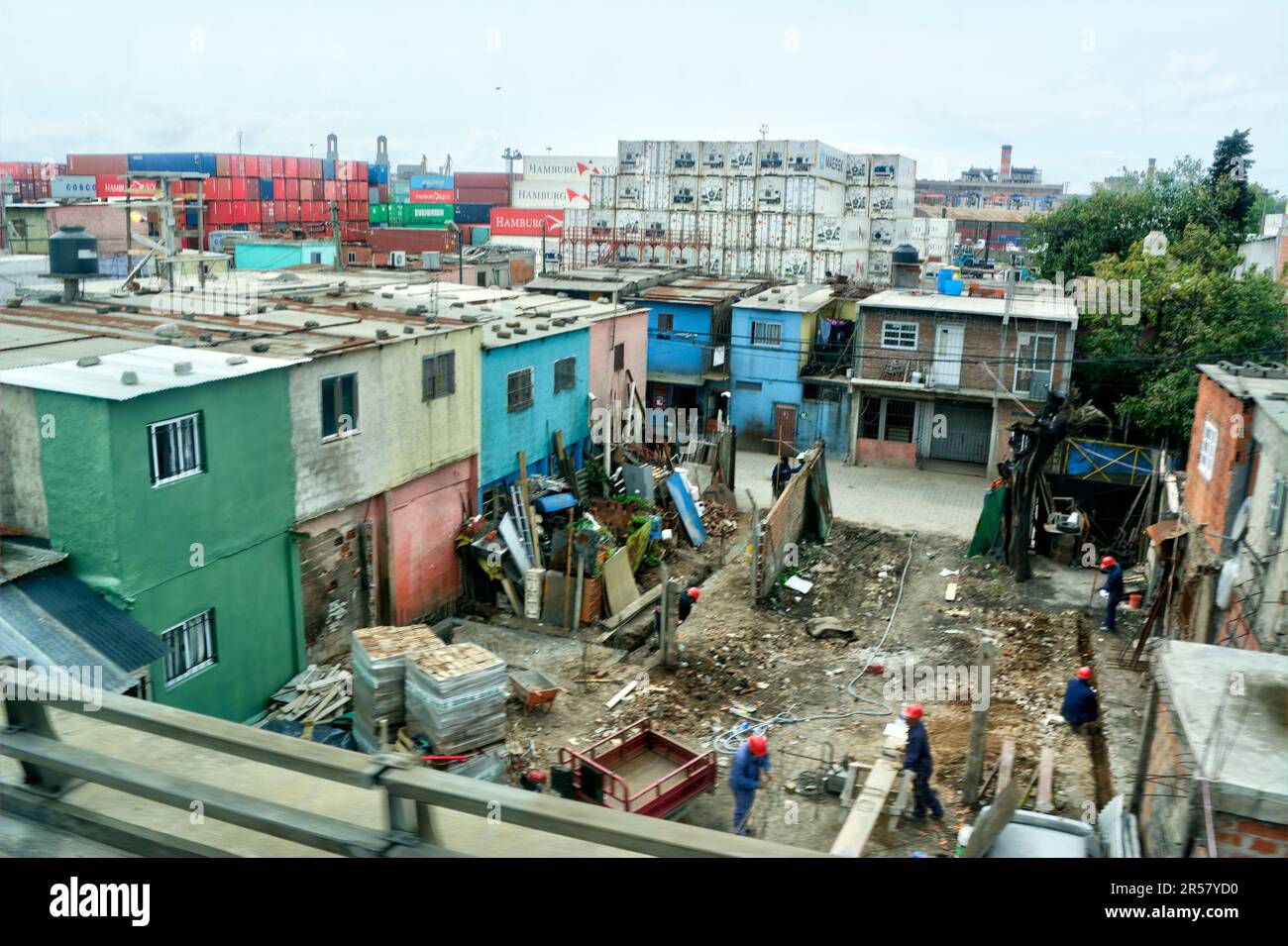 Panoramic aerial view of the most criminal area in Buenos Aires - La ...