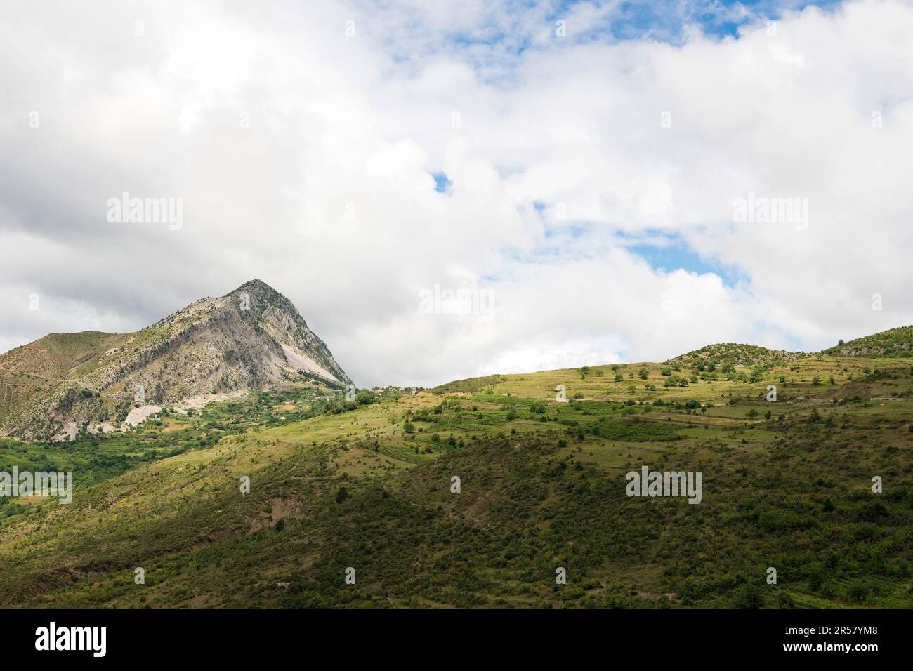 Albania. Balkan Peninsula. Erseke. Landscape Stock Photo - Alamy