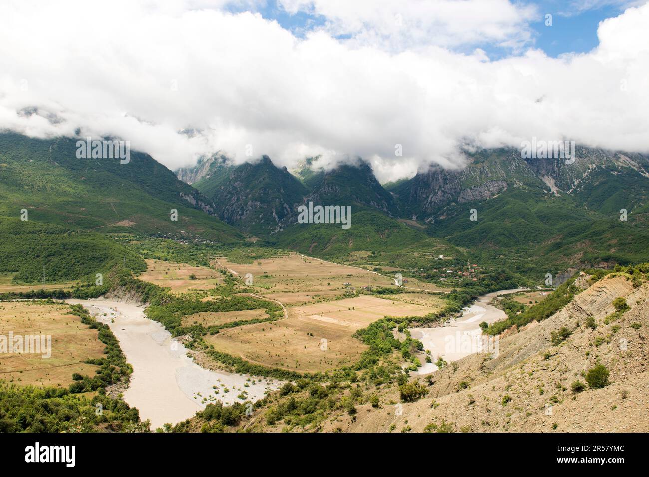 Albania. Balkan Peninsula. Erseke. Landscape Stock Photo - Alamy