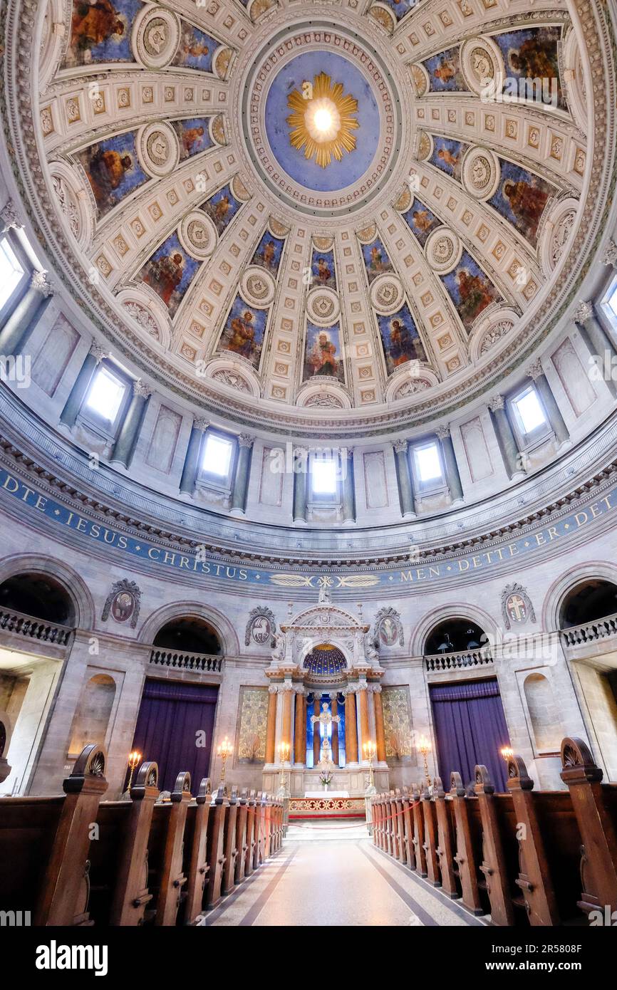 Denmark. Copenhagen. Marble Church Stock Photo - Alamy