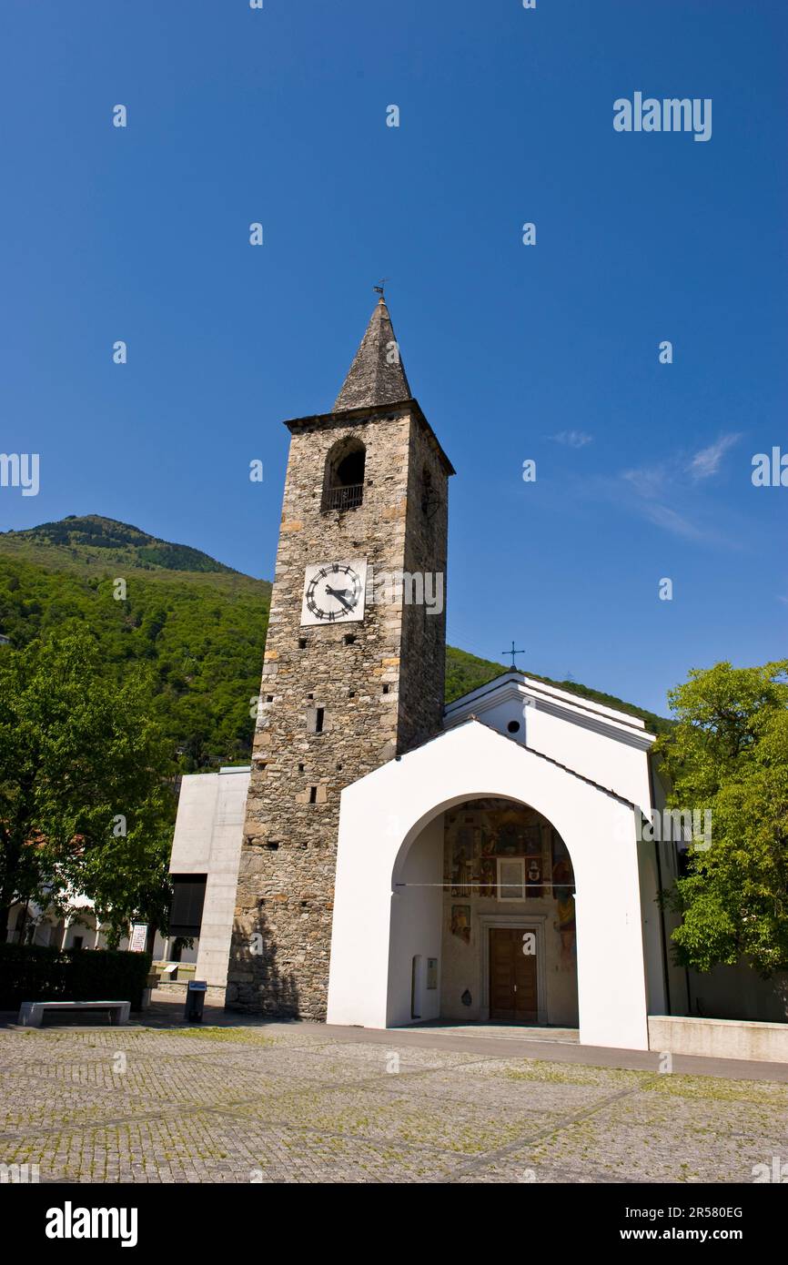 Old Augustinian convent nuns. Monte Carasso. Canton Ticino. Switzerland ...