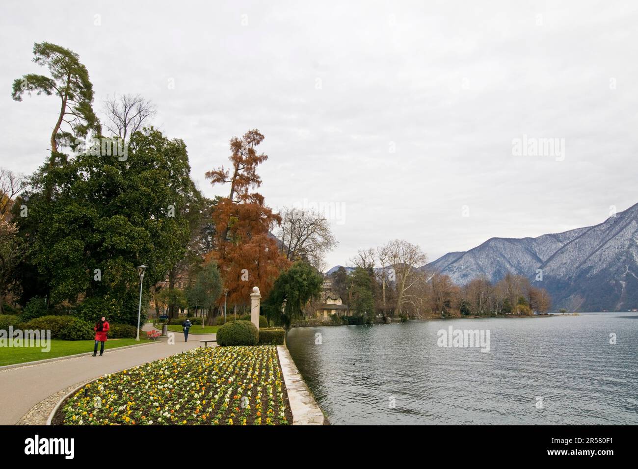 Landscape lugano lake hi-res stock photography and images - Alamy