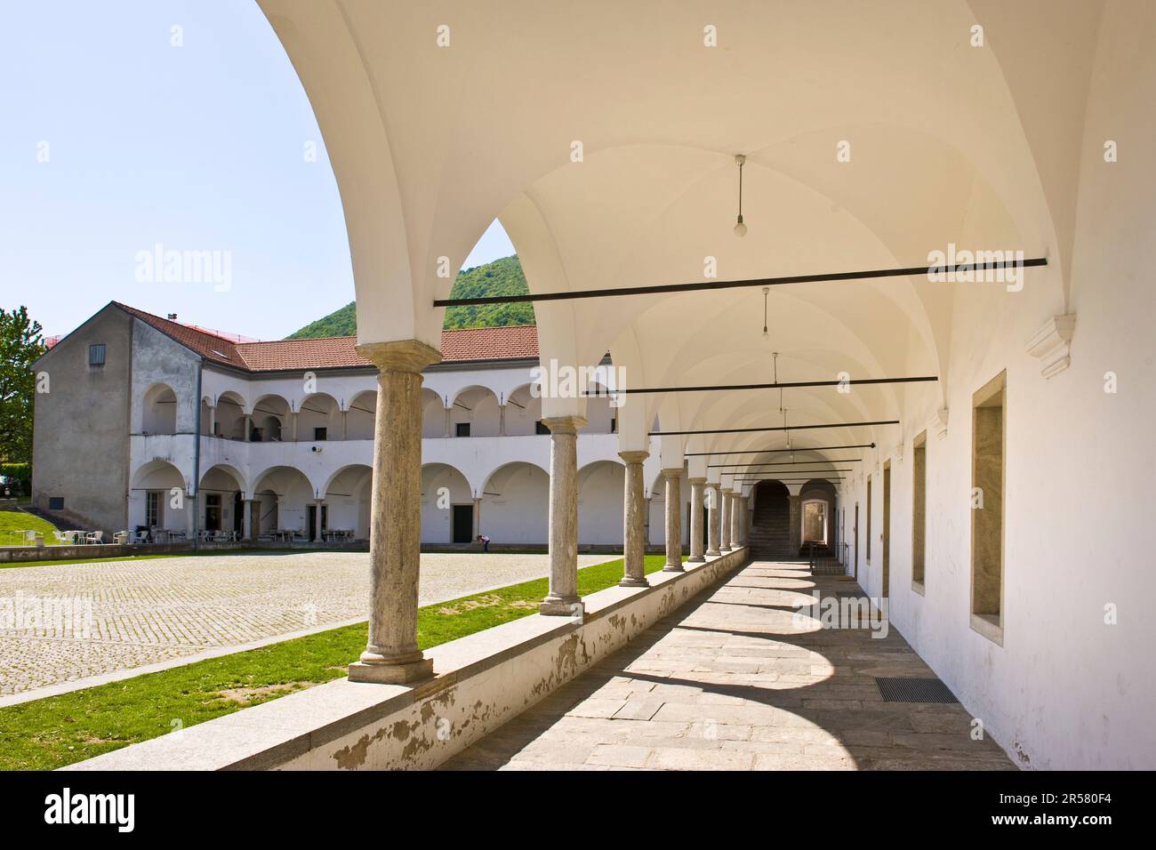 Old Augustinian convent nuns. Monte Carasso. Canton Ticino. Switzerland ...