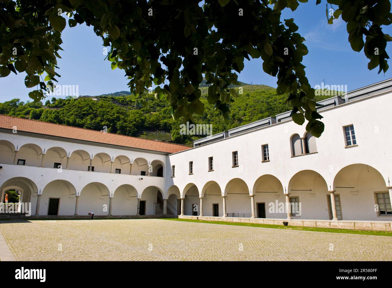 Old Augustinian convent nuns. Monte Carasso. Canton Ticino. Switzerland ...