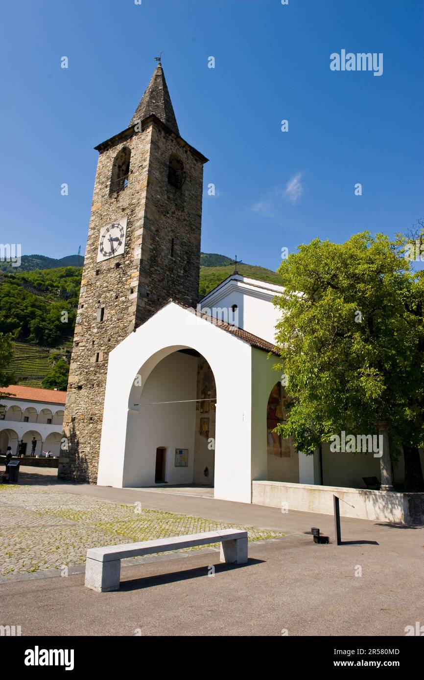 Old Augustinian convent nuns. Monte Carasso. Canton Ticino. Switzerland ...
