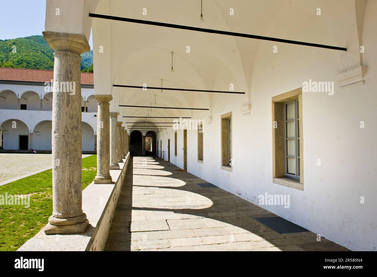 Old Augustinian convent nuns. Monte Carasso. Canton Ticino. Switzerland ...