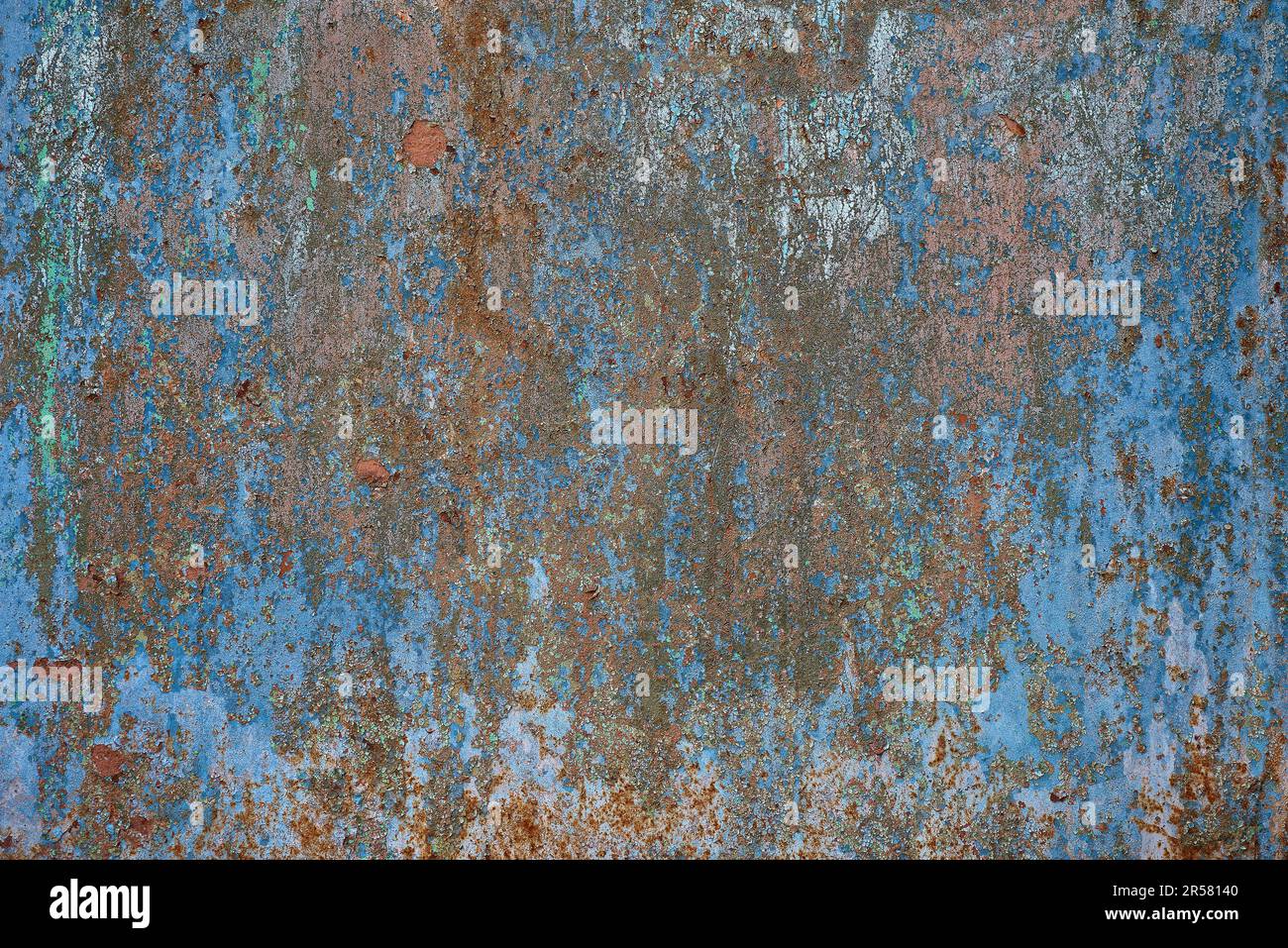 Old worn metal surface with paint. Rusty metal texture. Metal sheet ...