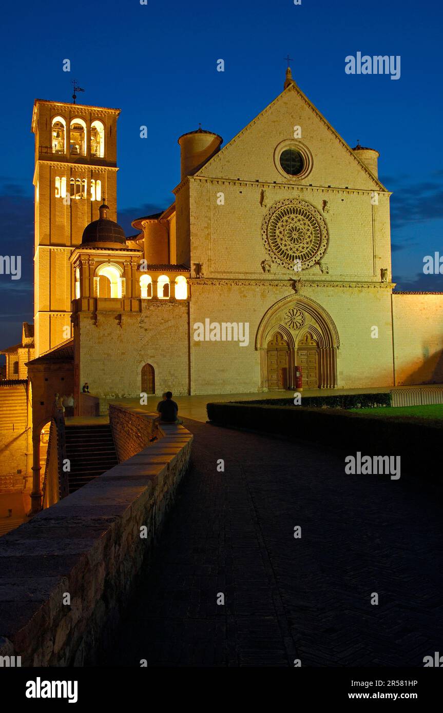 Basilica of St. Francis, Basilica di San Francesco, Assisi, Province of ...