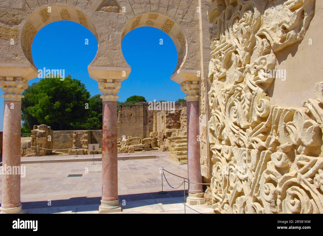 Ruins of the palace complex Medina Azahara, built by Caliph Abd al ...