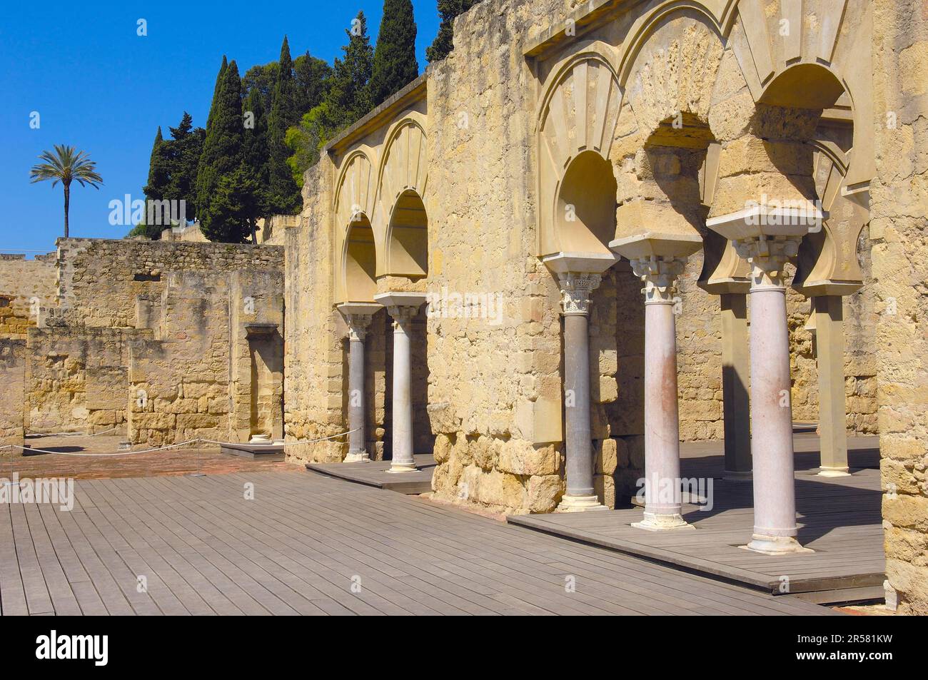 Ruins of the palace complex Medina Azahara, built by Caliph Abd al ...