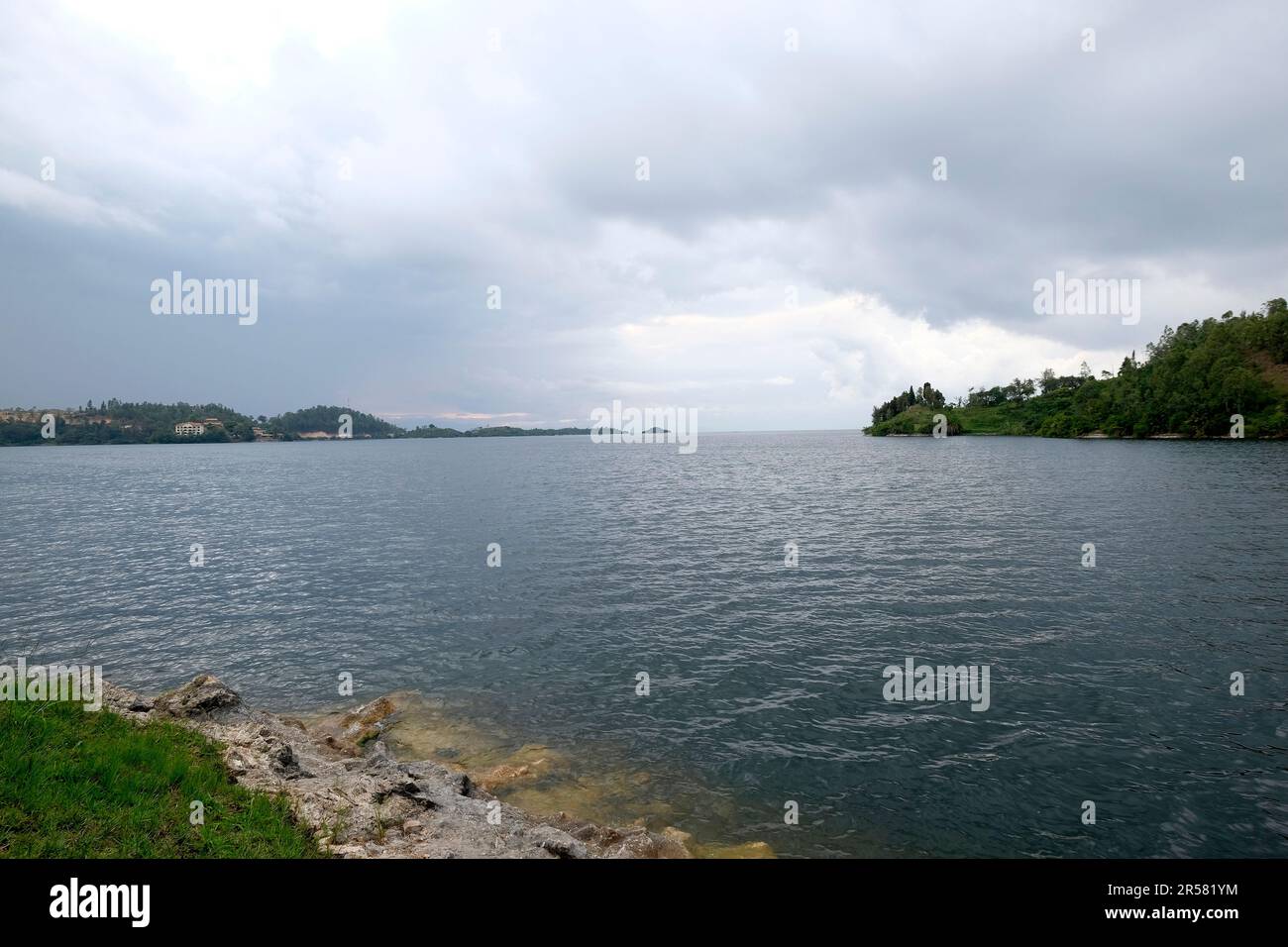 Rwanda. Kibuye. Kivu lake Stock Photo - Alamy