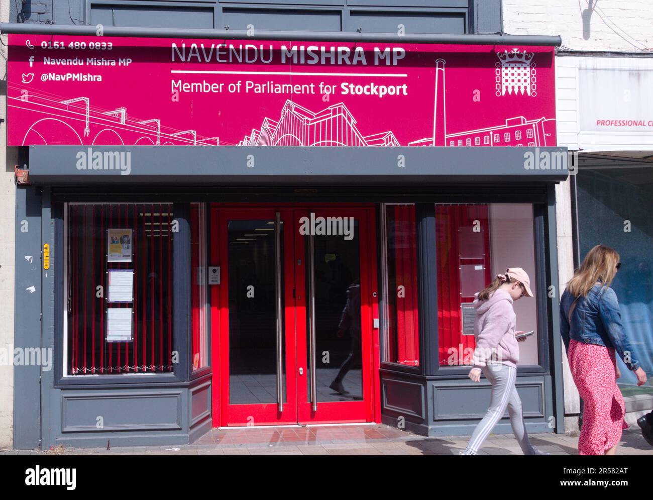 Exterior of the office of Navendu Mishra MP, a British Labour Party ...