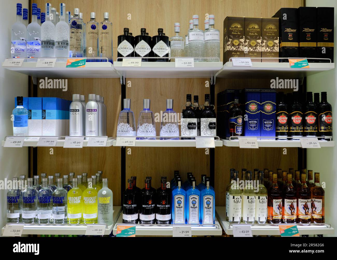 Amsterdam, North Holland, The Netherlands - April 26 2023. Duty free ...