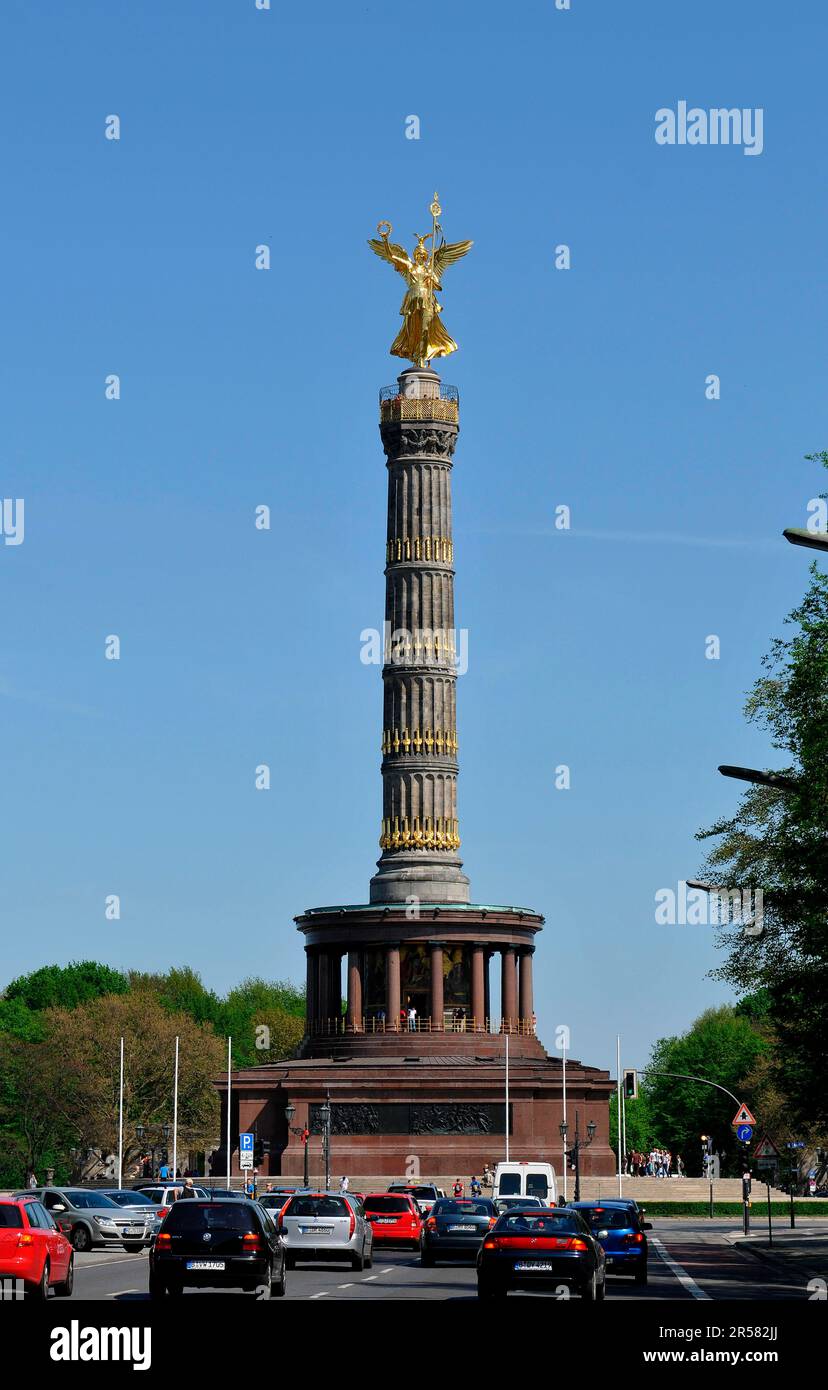 Victory Column, Golden Victory Goddess Victoria, Great Star, Tiergarten ...