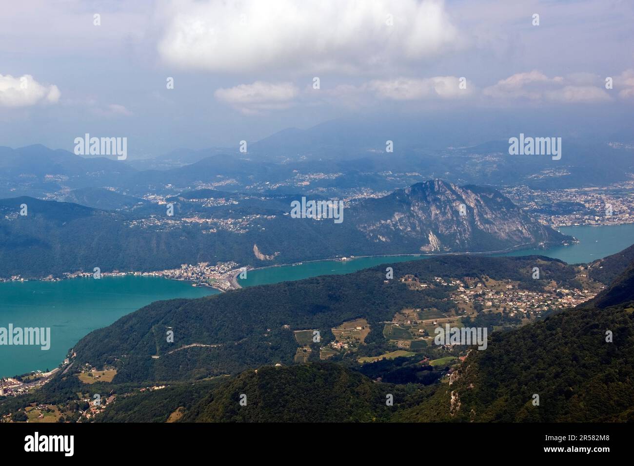 Switzerland. Canton Ticino. Lugano lake. landscape Stock Photo - Alamy