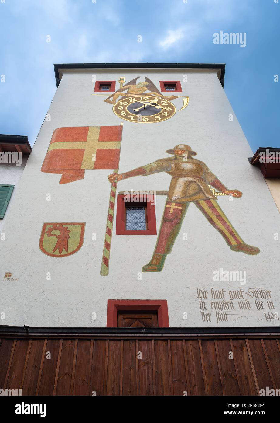 Liestal, Switzerland - Mai 10, 2023: Town gate of the medieval town of ...